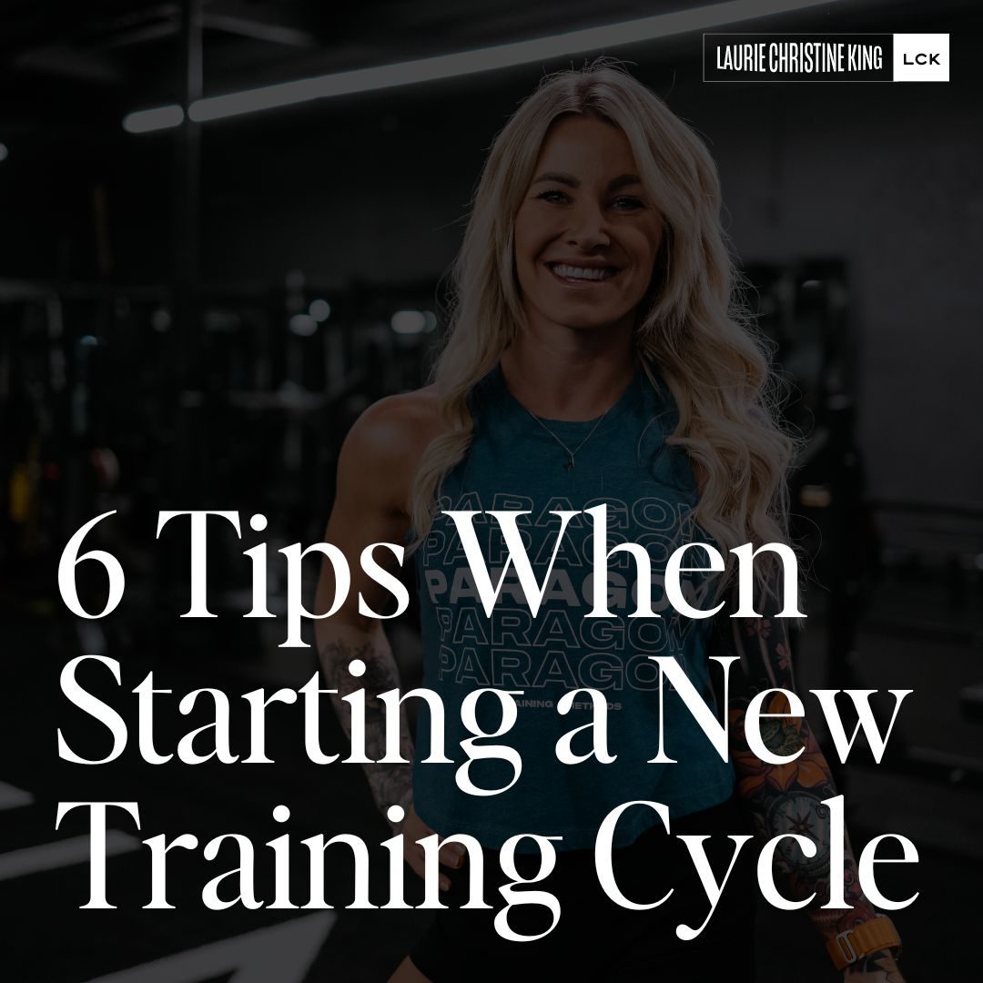 6 Tips When Starting a New Training Cycle - Blog